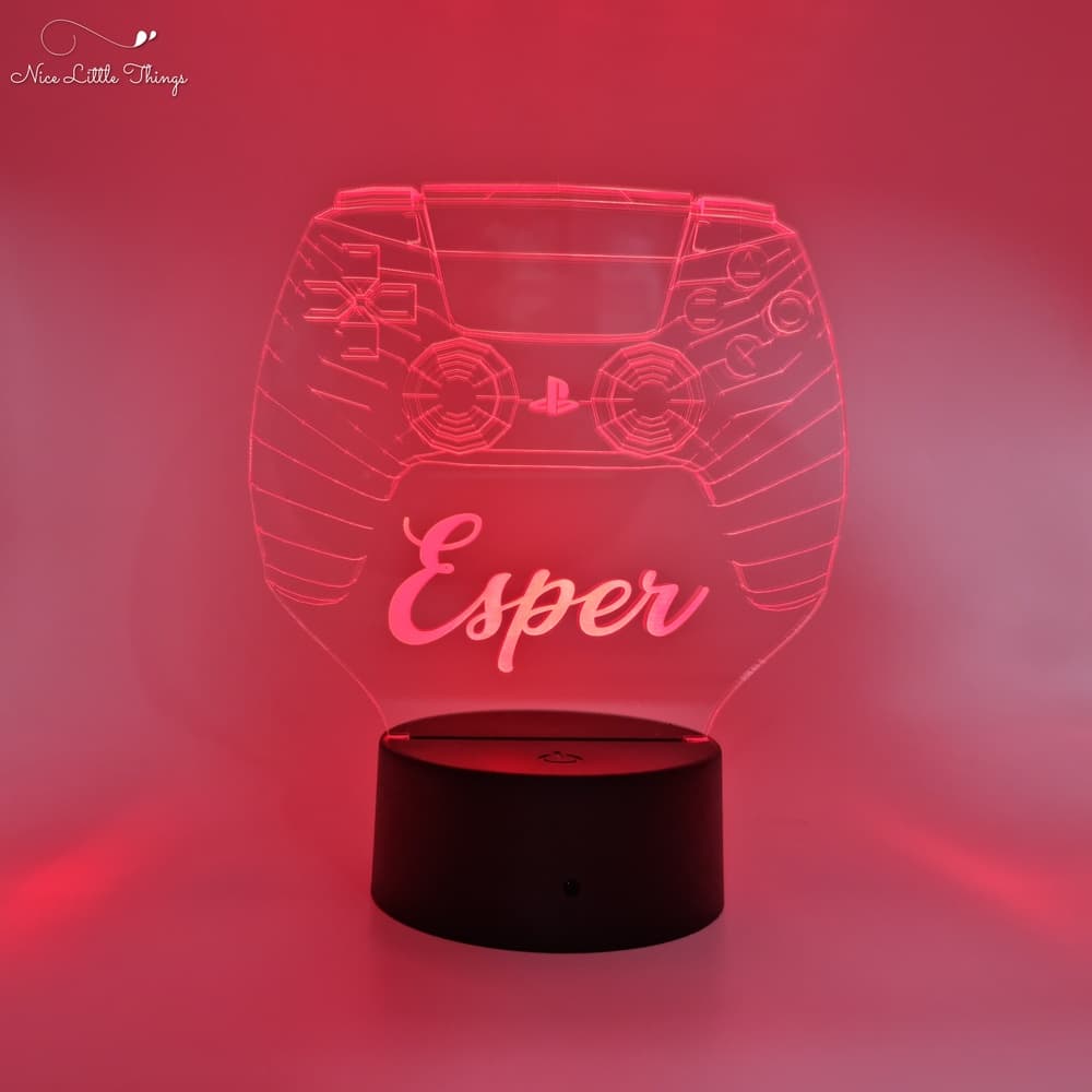 Gepersonaliseerde RGB LED lamp PS Controller | Snelle levering | Nice ...