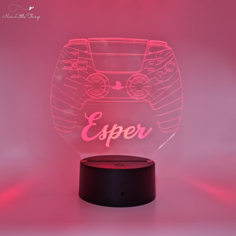 Gepersonaliseerde RGB LED lamp PS Controller | Snelle levering | Nice ...