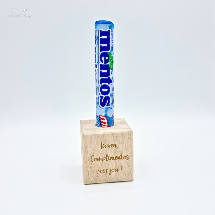 Houten Kubus - Complimentos | Snelle levering | Nice Little Things