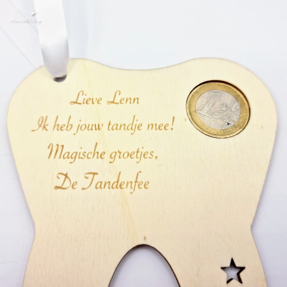 Tandenfee Munt Hanger | Snelle levering | Nice Little Things