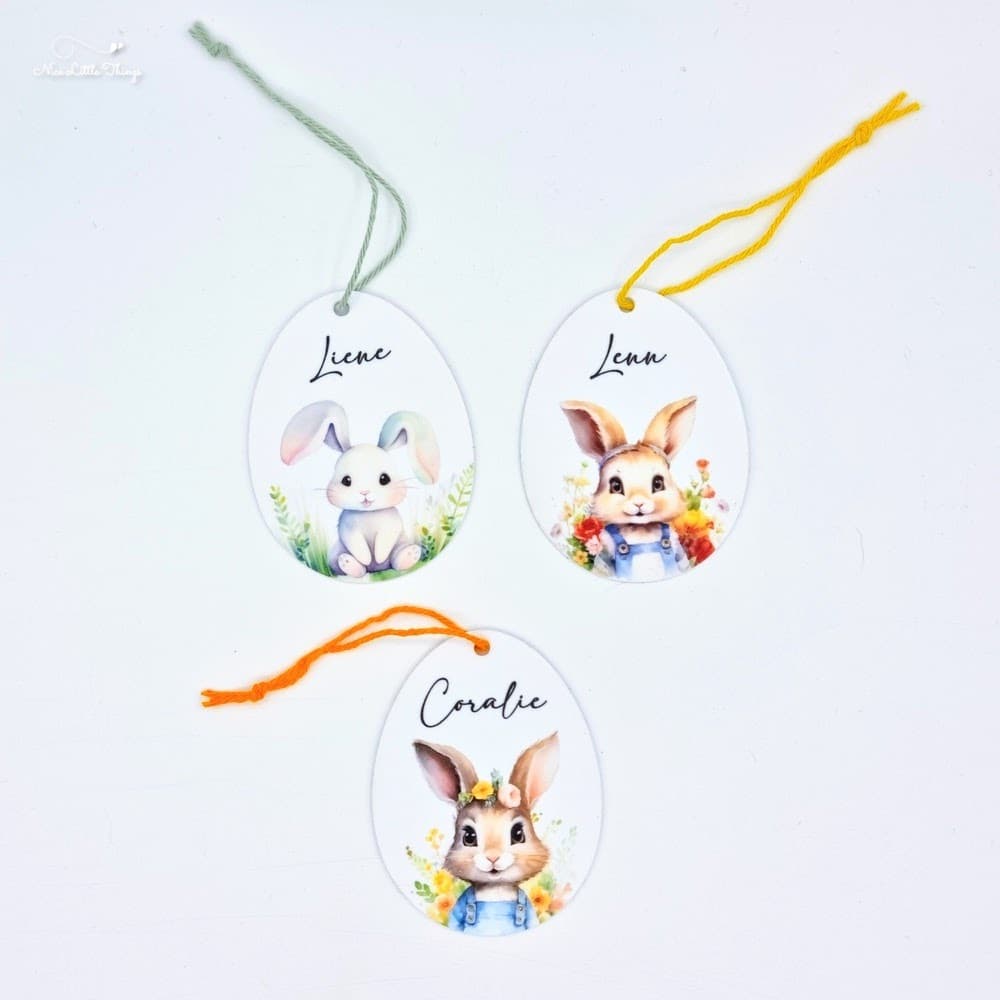 Kleurrijke Paashanger met Naam | Snelle levering | Nice Little Things